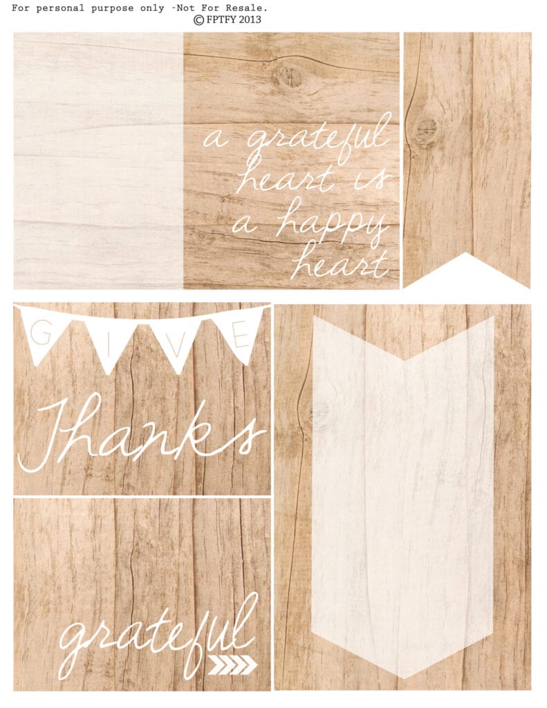 Free Printable Project Life Journaling Cards: A Happy Heart Is A ...