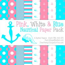 Free Nautical Digital Scrapbooking Paper Part 2 - Free Pretty Things ...