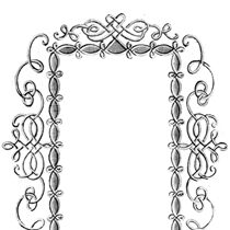 Images: Ornate Black and White Frame! - Free Pretty Things For You