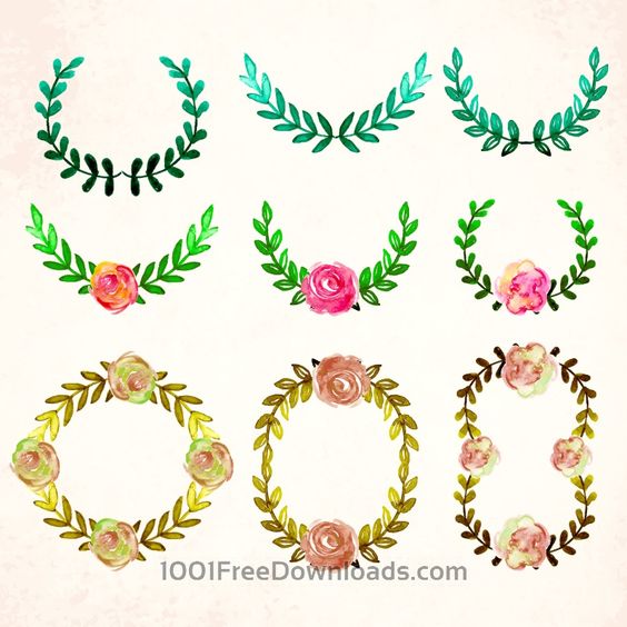 20 wonderful free watercolor clipart collections - Free Pretty Things ...