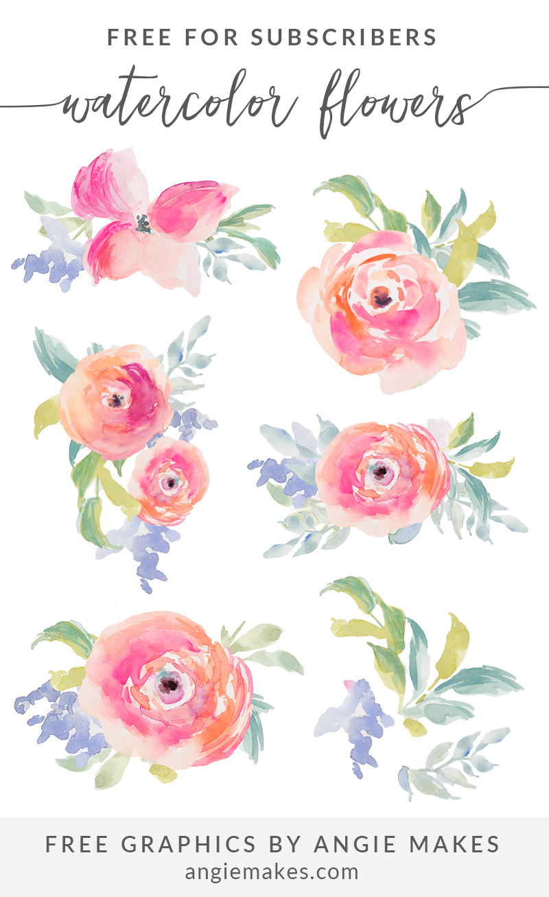 20 wonderful free watercolor clipart collections - Free Pretty Things ...