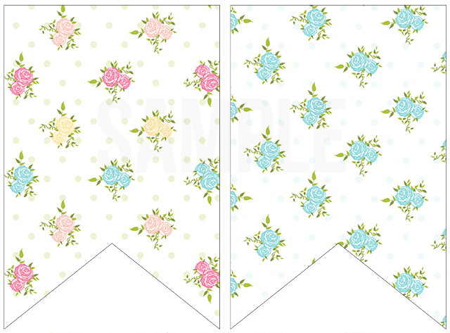 Printable Shabby Pennants for Creative Gift Wrap by Live Laugh Rowe ...