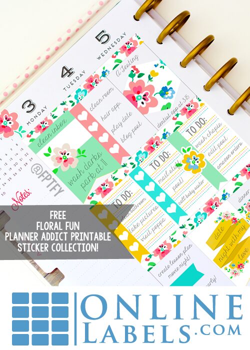 Free Planner Printables-Floral Fun! - Free Pretty Things For You