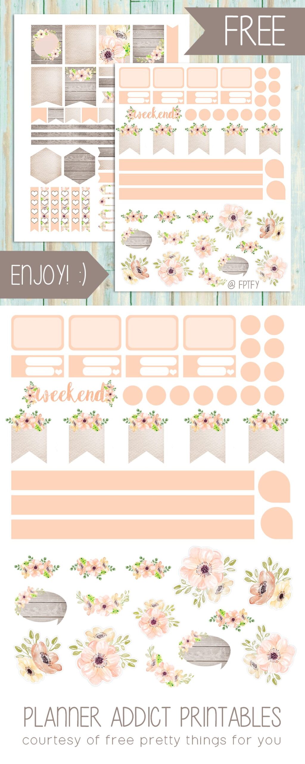 Pretty Planner Printables