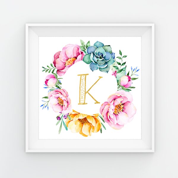 Free-Initial Wall Decor! - Free Pretty Things For You