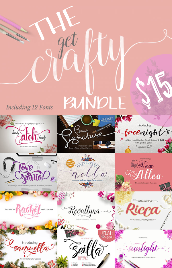 10 Free Pretty Fonts! - Free Pretty Things For You