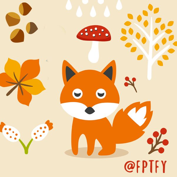 Free Cute Autumn Animal Clip Art and Planner Stickers! - Free Pretty ...