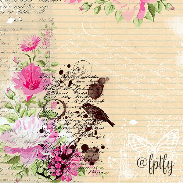 Free Romantic Digital Paper! - Free Pretty Things For You