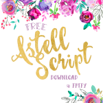 13 Free Fonts! - Free Pretty Things For You