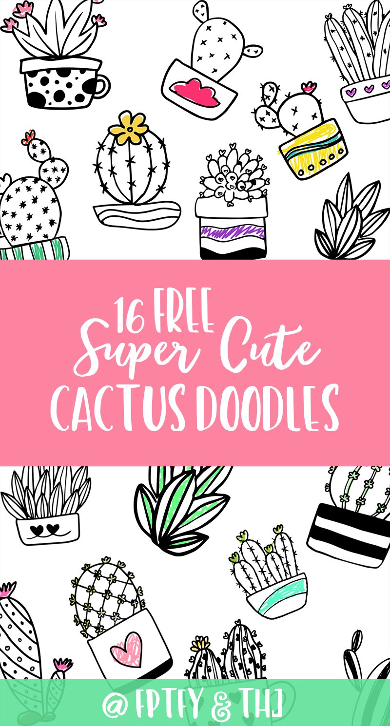 Hooray for May Bundle and Free Cactus Doodles! - Free Pretty Things For You