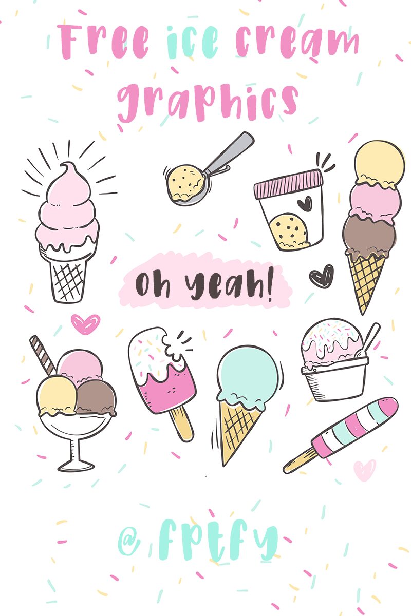 Free Ice Cream Graphics - Free Pretty Things For You