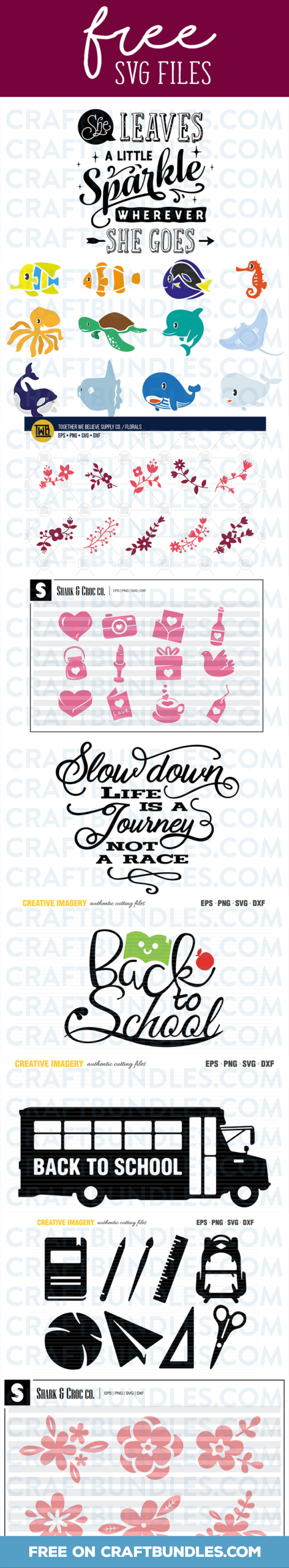 Free SVG Files /// THE HUGE HOLIDAY CRAFT PACK - Free Pretty Things For You