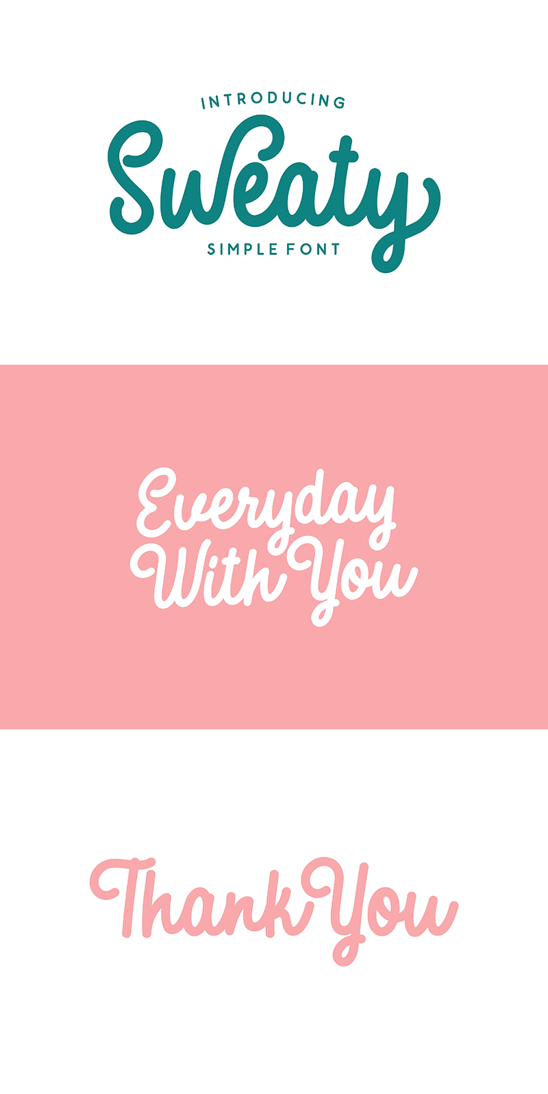 Free Sweaty Font - Free Pretty Things For You