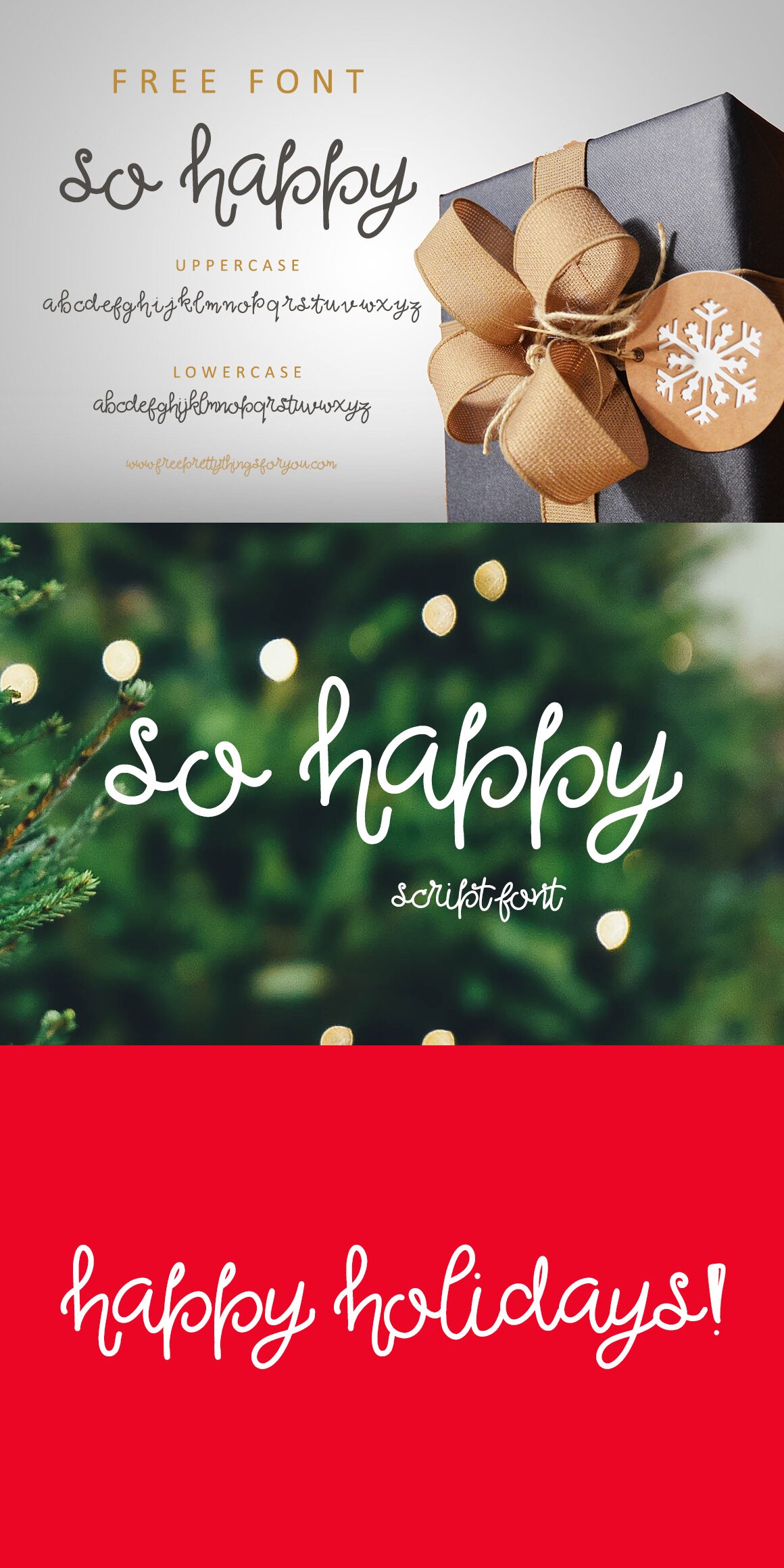 Free Font: So Happy - Free Pretty Things For You
