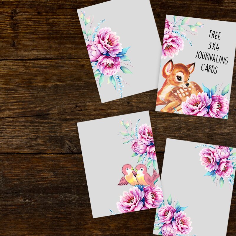 Free Printable Project Life Journaling Card Insert Sets Archives - Free ...
