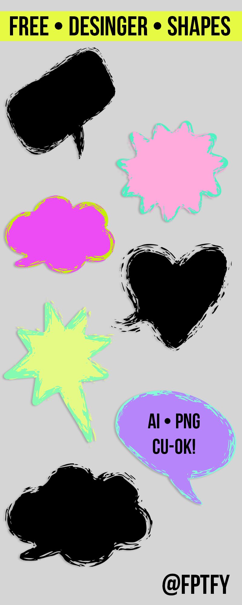 The Everyday Designer Pack & Free Designer Shapes! - Free Pretty Things ...