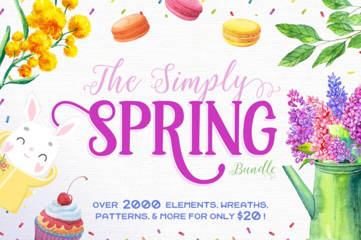 The Simply Spring Graphics Bundle