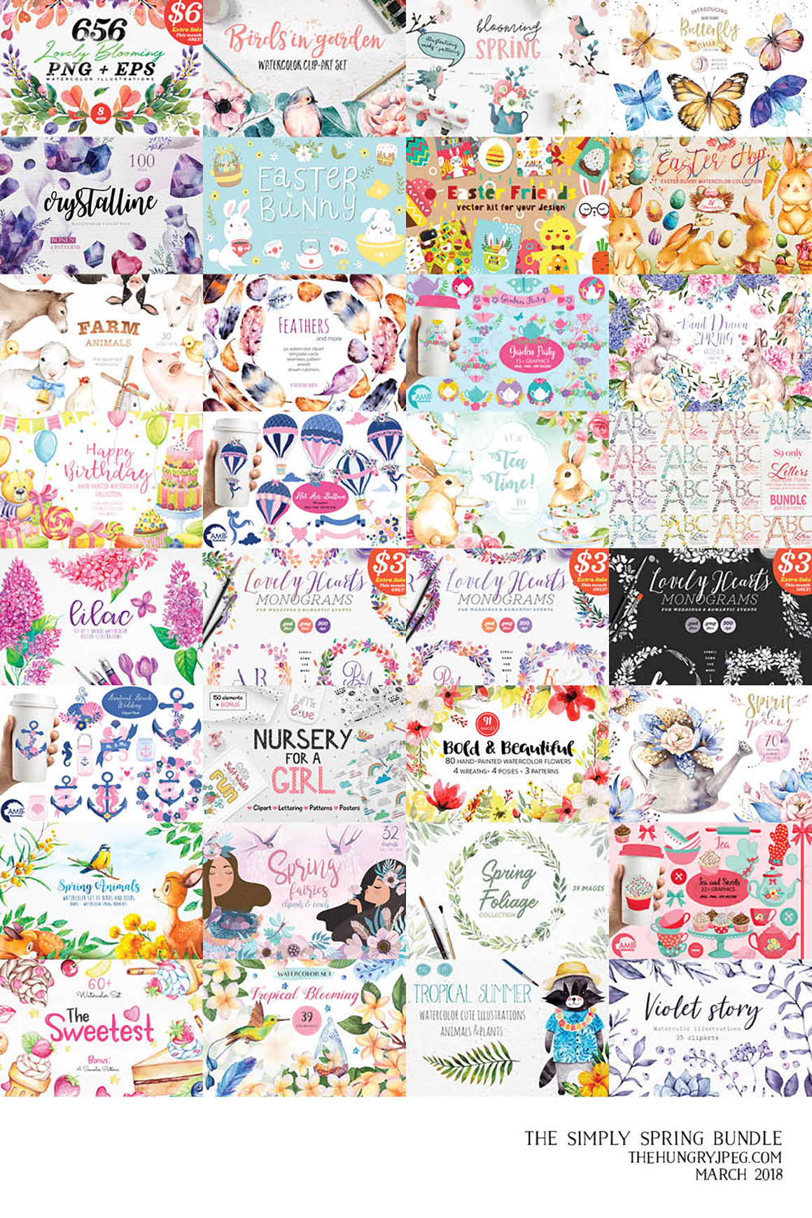 The Simply Spring Graphics Bundle