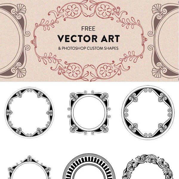 Free Fancy Vector Art Shapes