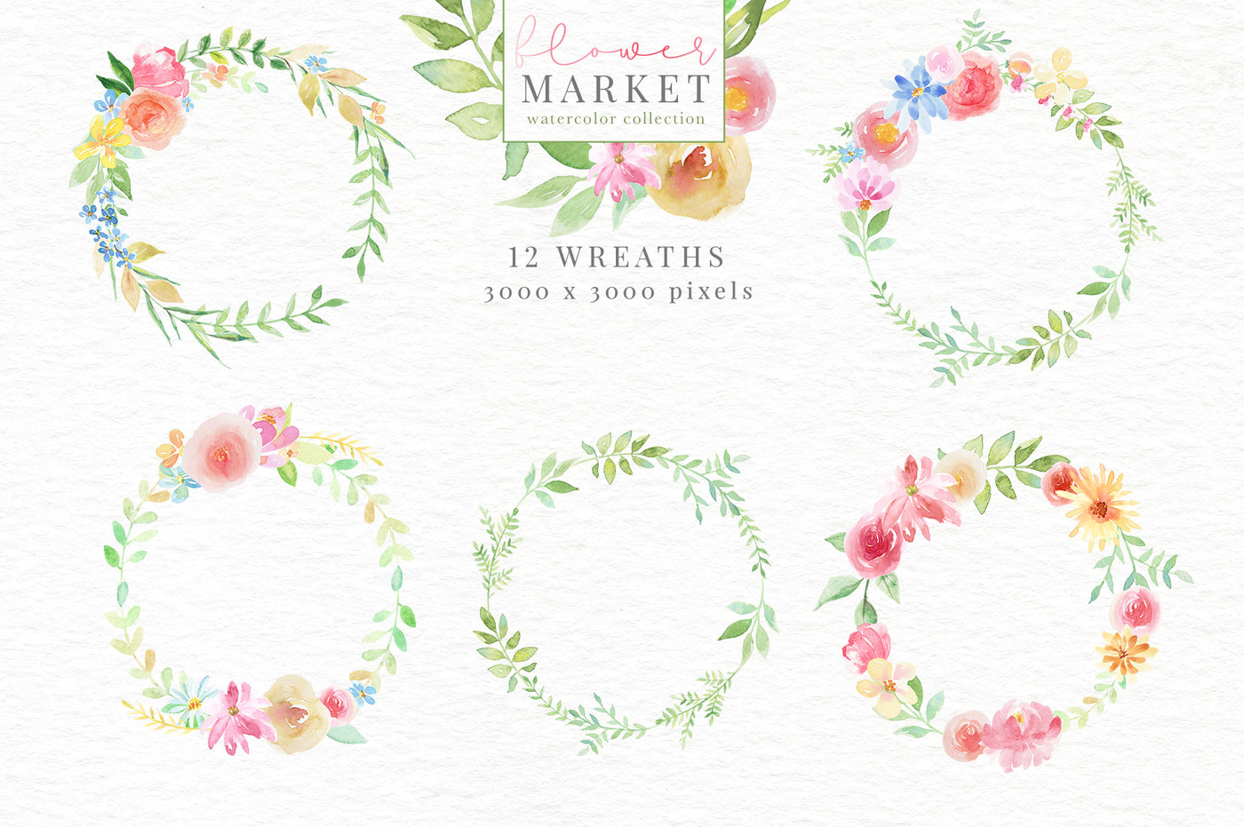 Floral banner graphics