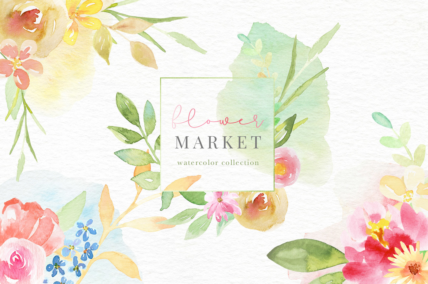Floral banner graphics