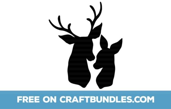 Free Buck and Doe SVG cut files