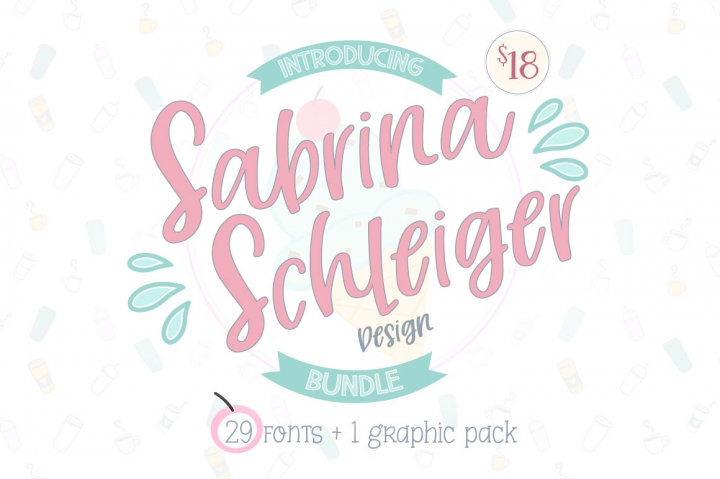 Unicorn Circle Monogram