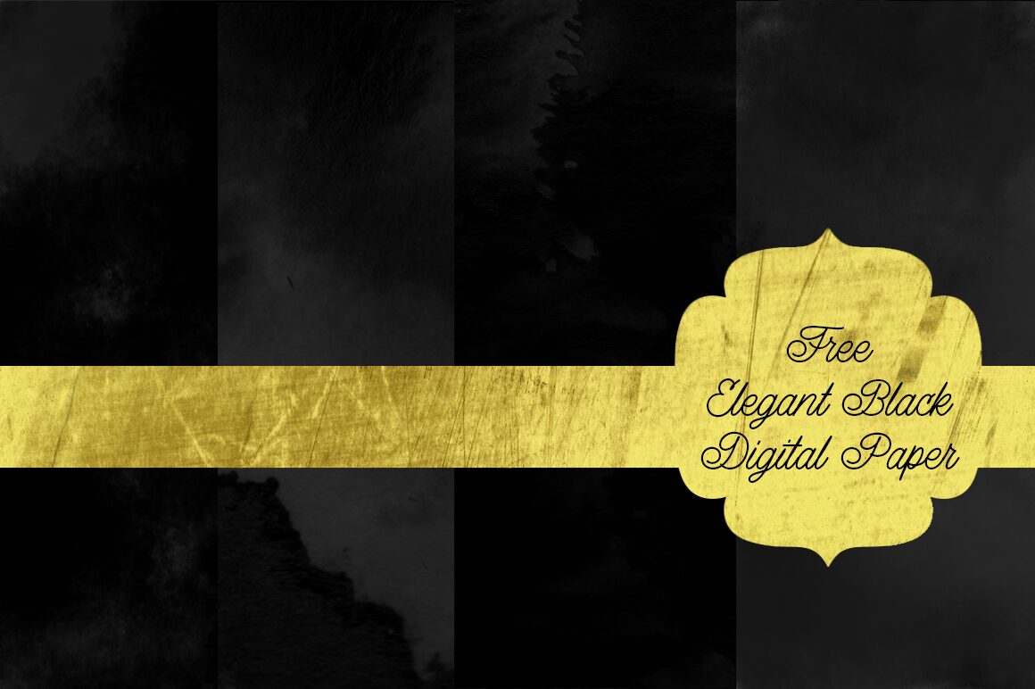 free black digital paper