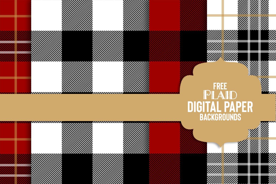 free buffalo plaid background