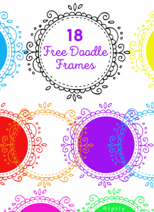 18 free doodle frame graphics - Free Pretty Things For You
