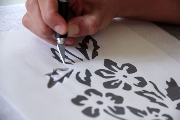 How to make your own stencil - Free Pretty Things For You
