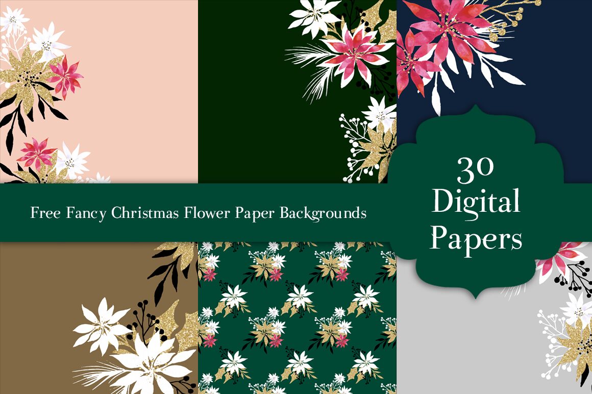 30 FREE Christmas backgrounds - Free Pretty Things For You