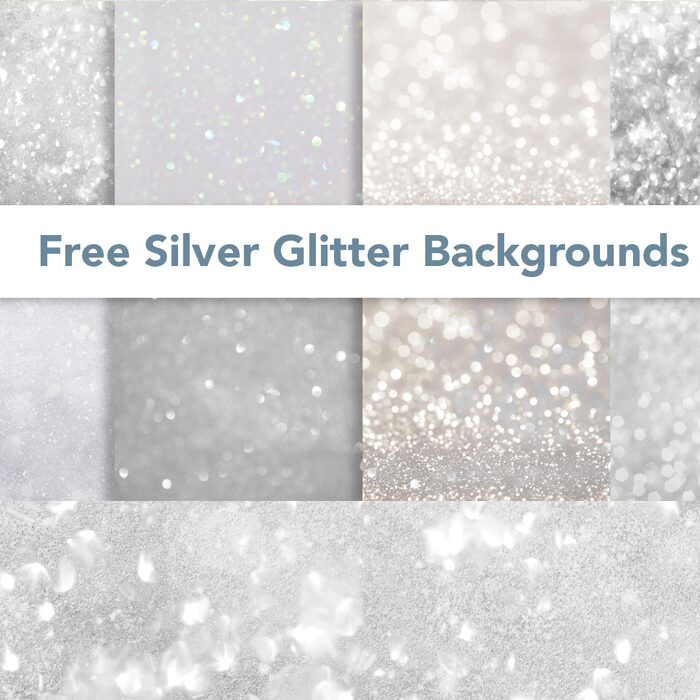 Silver Sparkly Background
