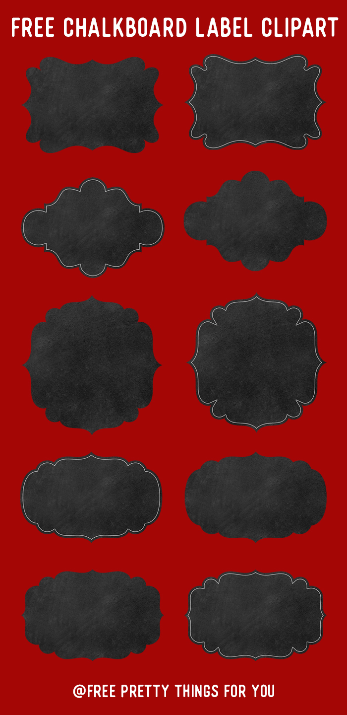 Free Chalkboard Label Clipart - Free Pretty Things For You