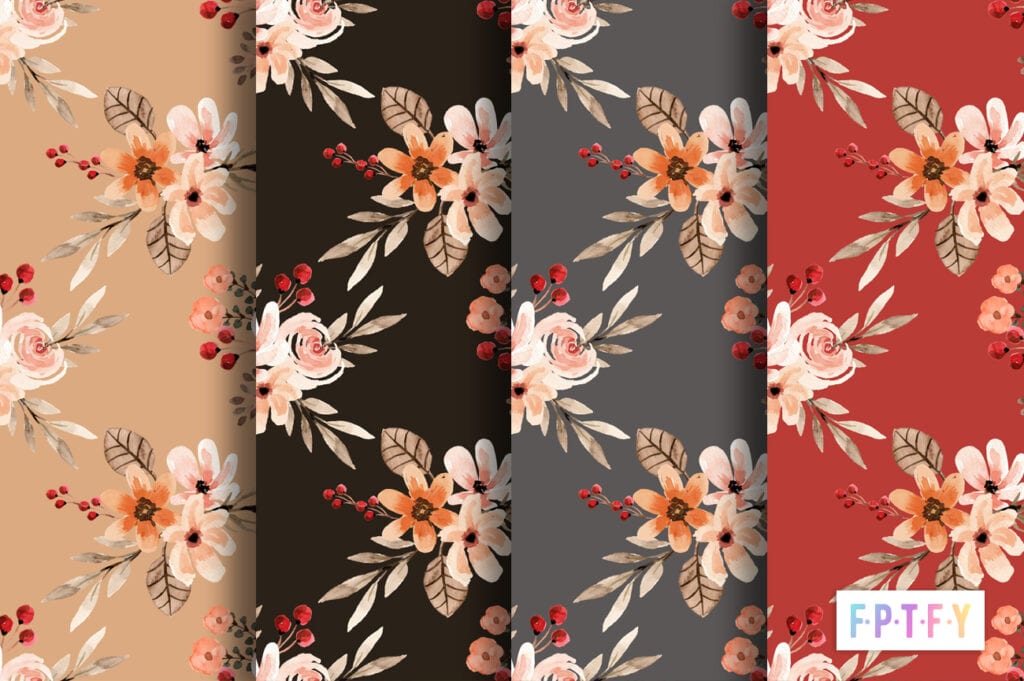 10 Free Sweetheart Blooms Digital Paper - Free Pretty Things For You