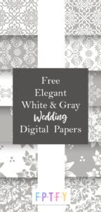 12 Free White Wedding Digital Papers - Free Pretty Things For You