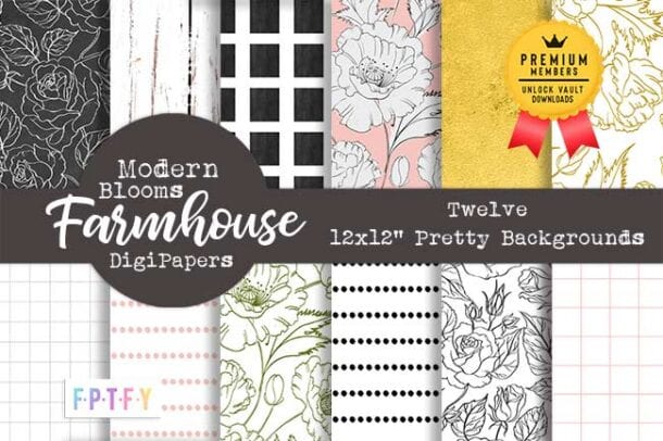 34 Shabby Boho Digital Papers - Free Pretty Things For You