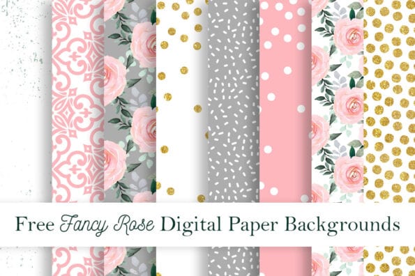 10 Free Sparkly New Year Digital Paper - Free Pretty Things For You