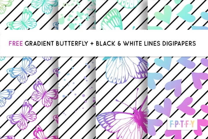 6 Free Marble Gold Digital Papers - Free Pretty Things For You