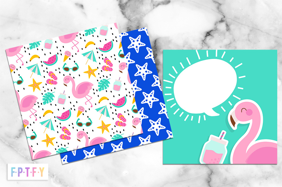 11 Free Summer Delight Digital Scrapbooking Paper - Free Pretty Things ...