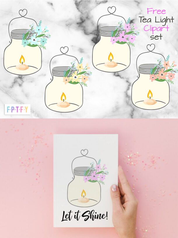 4 Free Tea Light Clipart - Free Pretty Things For You