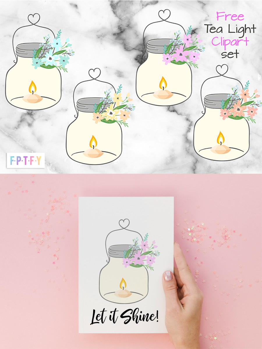 4 Free Tea Light Clipart - Free Pretty Things For You
