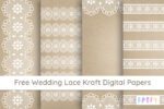 12 Free White Wedding Digital Papers - Free Pretty Things For You