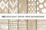 12 Free Floral Crafty Digital Scrapbooking Paper - Free Pretty Things ...