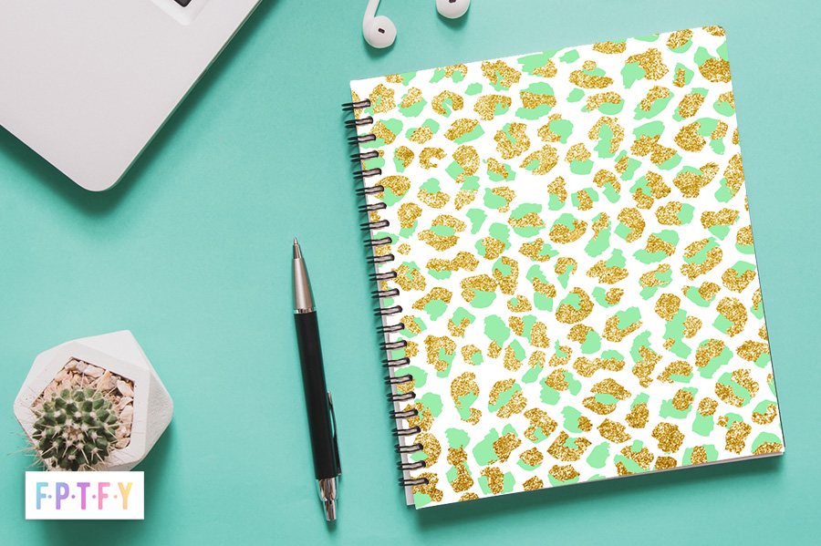 10 Free Pastel Gold Leopard Digital Paper - Free Pretty Things For You