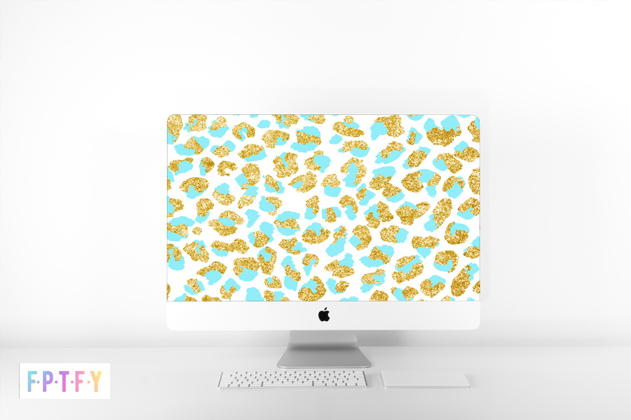 10 Free Pastel Gold Leopard Digital Paper - Free Pretty Things For You