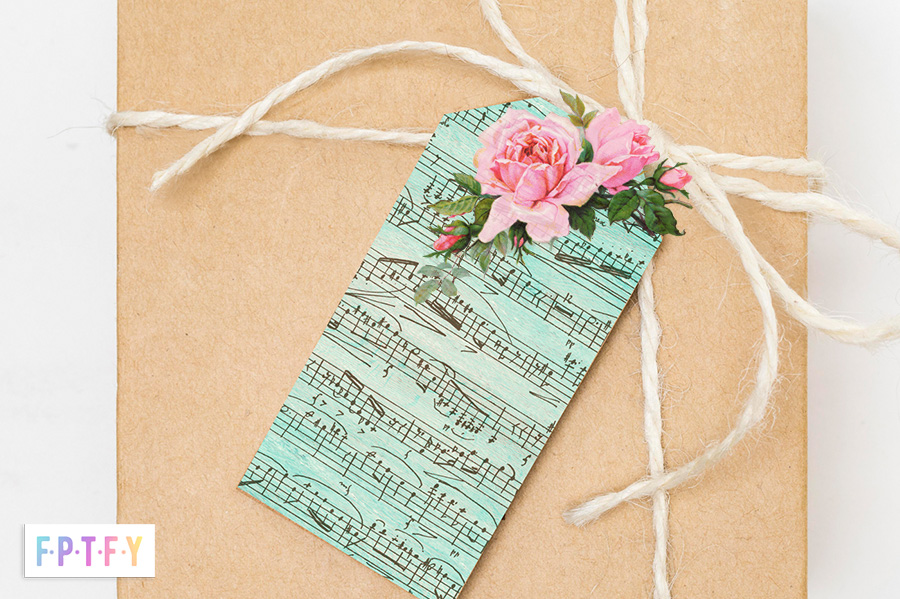 6 Free Vintage Teal Wood Music Note Digital Papers - Free Pretty Things ...