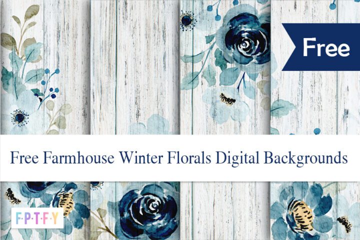 12 Free Shabby Pink Blue Digital Paper - Free Pretty Things For You