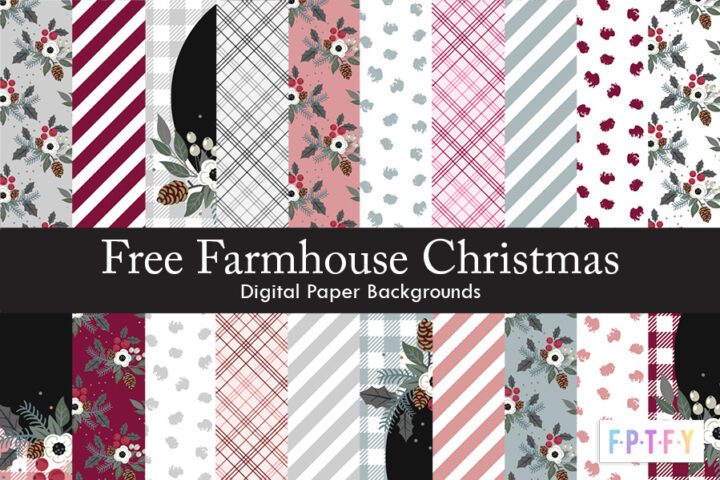 8 Free Boho Farmhouse Digital Scrapbooking Paper - Free Pretty Things ...
