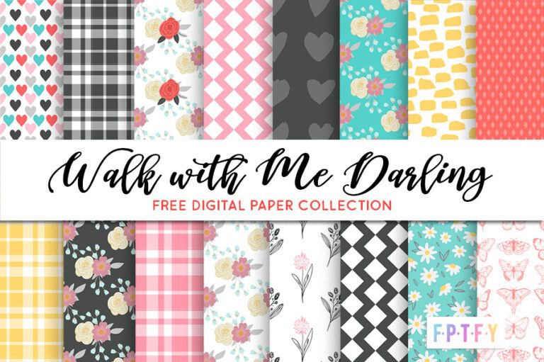 34 Shabby Boho Digital Papers - Free Pretty Things For You